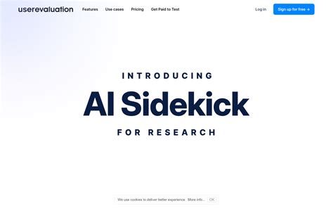 User Evaluation使用入口地址 Ai网站最新工具和软件app下载