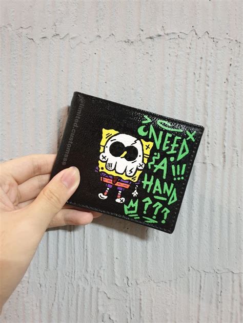 Custom Halloween Spongebob Wallet Custom Wallets Spongebob Custom