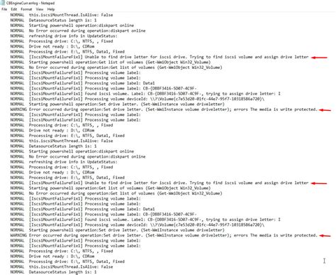 mars file recovery job fails possibly iscsi issue microsoft qanda