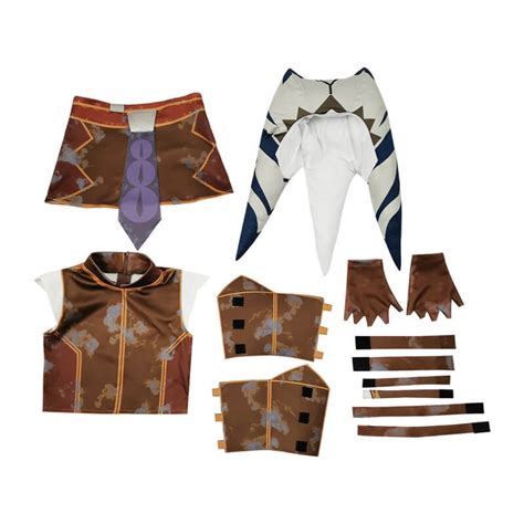Girls Ahsoka Tano Costume Tales Of The Jedi Ahsoka Halloween Cosplay S Becostume