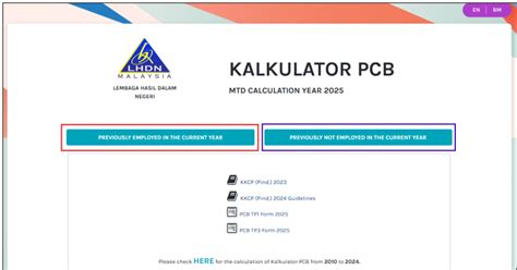How To Use The Official Lhdn Pcb Calculator Malaysia Justlogin Help