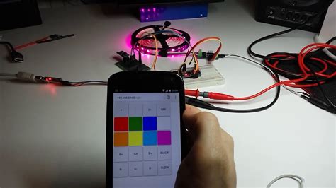 Rgb Control With Arduino And Esp8266 Youtube