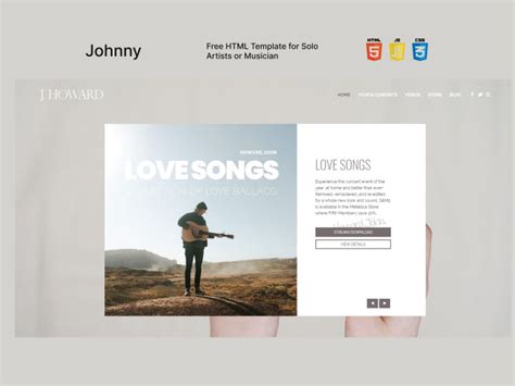 20 free html css website templates with source code