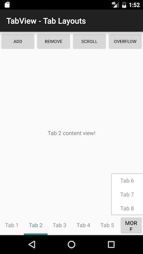 Radtabview Overview Telerik Ui For Android Documentation