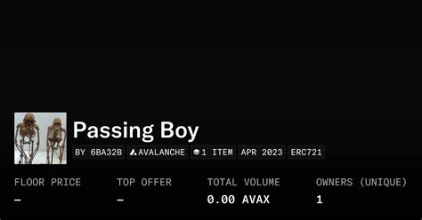 Passing Boy Collection Opensea
