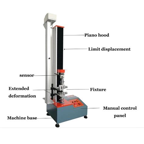Plastic Polymers Materials Tensile Testing Machine With Extensometer