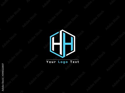 H Hh Logo Image Hh Logo Design For Business Vector De Stock Adobe Stock