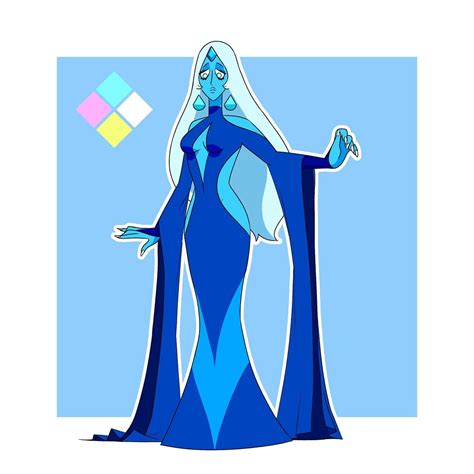 How To Draw Blue Diamond From Steven Universe
