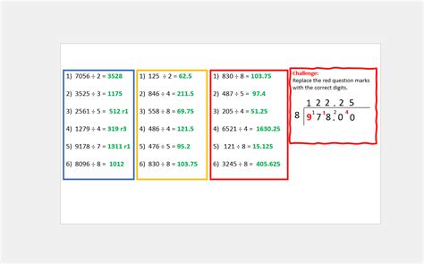 Division Year Teaching Resources