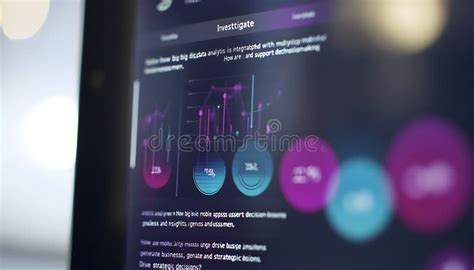 A Close Up View Of A Computer Screen Displaying Data Analysis And