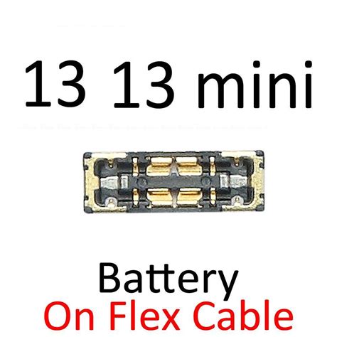 Inline Fpc แบตเตอรี่ Connector Contact Holder ใช้งานร่วมกับ Ip 13 12 Mini 12 11 Pro Max บน Logic