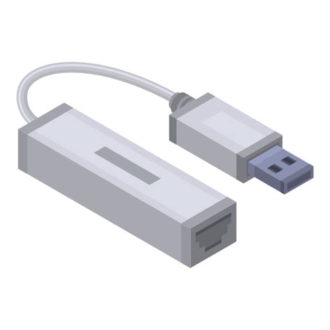 Cable Cartoon Cord Isometric Lan Port Usb Icon Download On Iconfinder