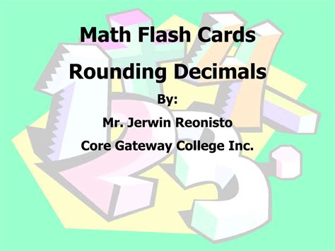 Lesson 4 Drill Rounding Decimalsppt
