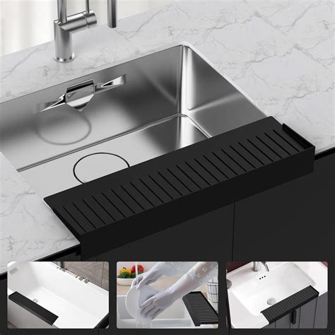 Silicone Sink Edge Protector Splash Guard 5 Degree Tilt Angle Sink