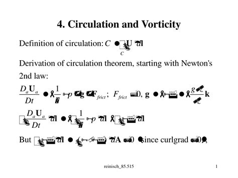 Ppt Circulation Phenomena In Barotropic Fluid Systems With Reference