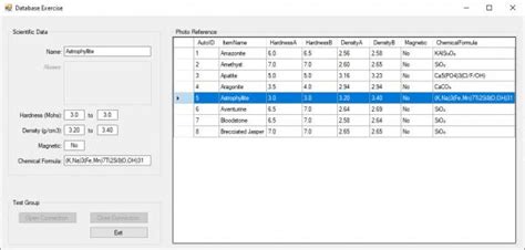 Resolved Viewing The Database On The Form Putting Data Into