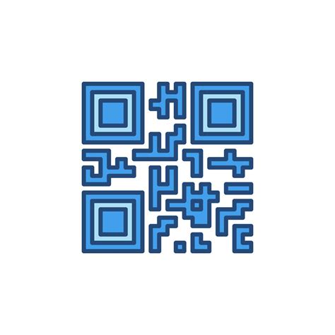 Quick Response Code Qr Vector Concept Colored Icon 13092070 Vector Art