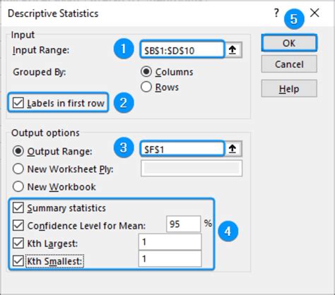 How To Get Summary Statistics In Excel Using Analysis Toolpak Excel Insider How To Get Summary Statistics In Excel Using Analysis Toolpak Excel Insider