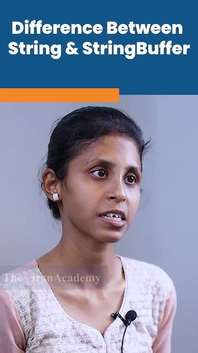 Java Interview Question Difference Between String And Stringbuffer Shorts Kiransir Freshers