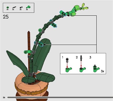 Lego Mini Orchid Building Instructions Step By Step Guide