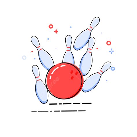 귀여운 신선한 볼링 요소 Meb 볼링 부르다 Png 일러스트 및 Psd 이미지 무료 다운로드 Pngtree