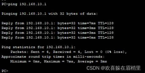 计算机网络——ping命令过程的详解、原理 Csdn博客