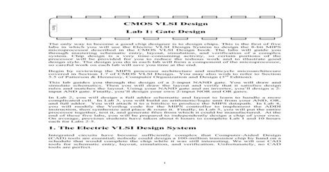 Cmos Vlsi Design Harris Lab 1 Gate · Pdf Filecmos Vlsi Design Harris Lab 1 Gate Design See