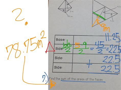 ShowMe Surface Area Of A Triangular Pyramid SA B 1 2Pl