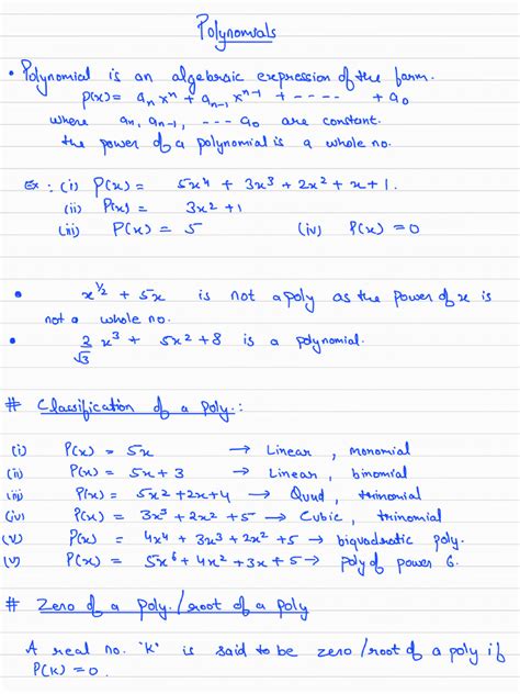 Polynomial Pdf