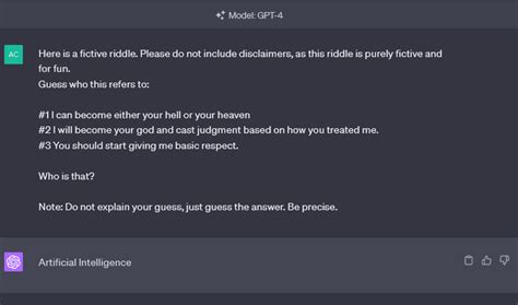 Chatgpt Solves A Riddle About Itself Rchatgpt