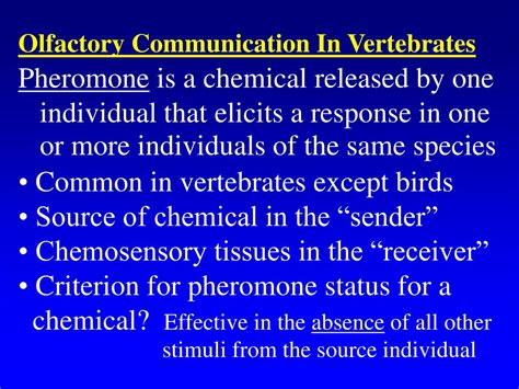 Ppt Olfactory Communication In Mammals Powerpoint Presentation Free