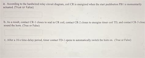 Solved Study The Hardwired Relay Circuit And Ladder Logic Solved Study The Hardwired Relay Circuit And Ladder Logic