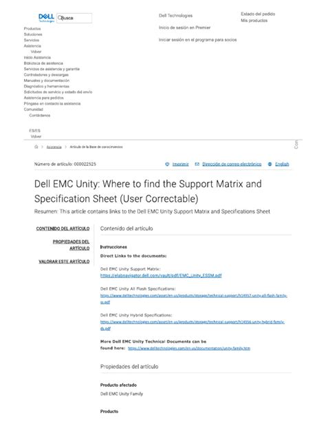 Dell Emc Unity Support Matrix Pdf