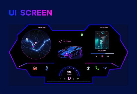 Car Hmi Ui Design Behance