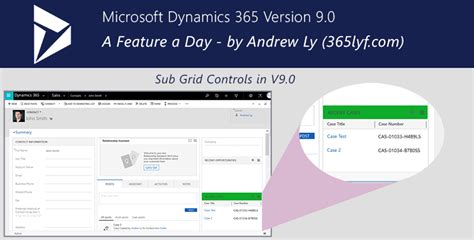 a feature a day subgrids in dynamics 365 v9 0