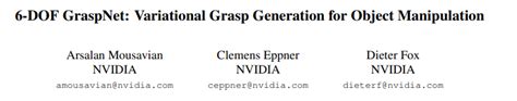 6 Dof Graspnet Variational Grasp Generation For Object Manipulation · Issue 214