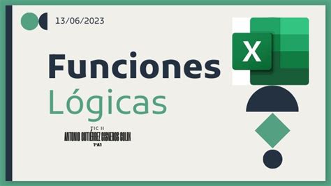 Funciones Lógicas En Excel