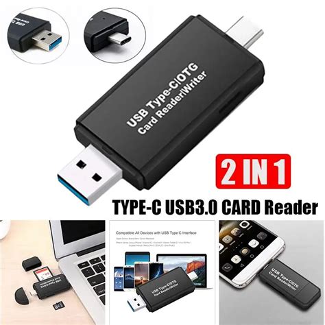 Type C Card Reader USB Micro SD TF Multi Memory Card Reader Smart In Multifunctional