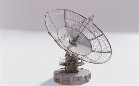 라디오 위성 접시 3d 모델 10 Unknown Stl Obj Fbx Dae Blend Free3d