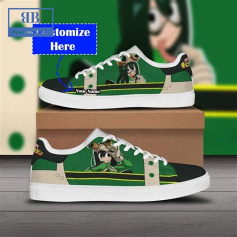 Personalized Name My Hero Academia Tsuyu Asui Stan Smith Shoes Boomcomeback