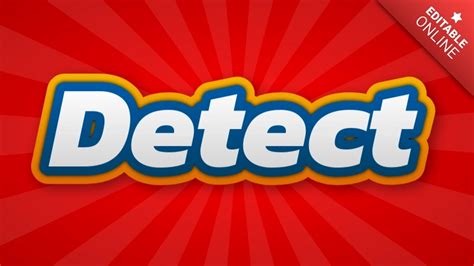 Detect Big Text Effect Generator