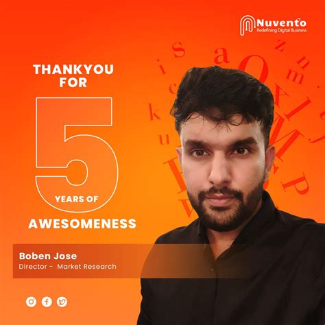 Shibin Sebastian On Linkedin Anniversary Awesomepeople Thankyou Teamplayer Nuvento Future…