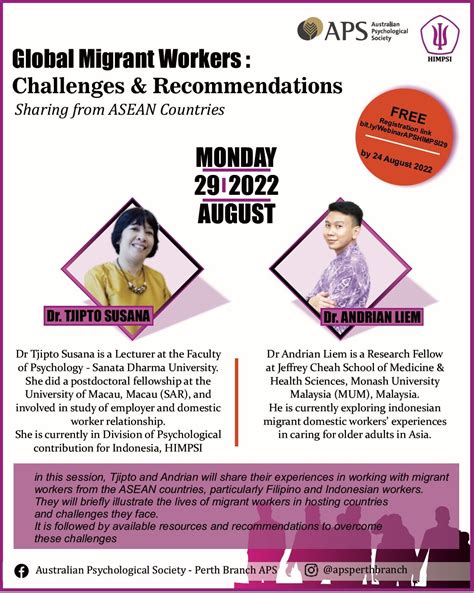 Aps Perth Branch On Linkedin Come Join Our Asean Countries Community Free ~ Registration