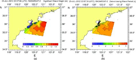 The Wave Parameter Distribution Map Obtained From The Inversion Of Download Scientific Diagram
