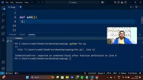 Python Pass Statement Youtube