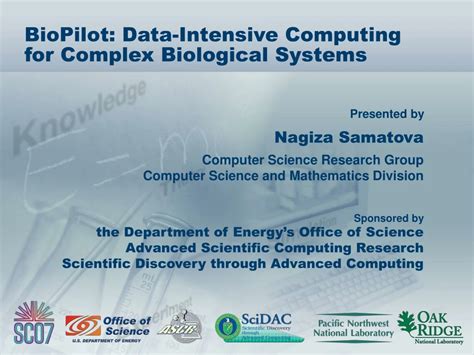 Ppt Biopilot Data Intensive Computing For Complex Biological Systems