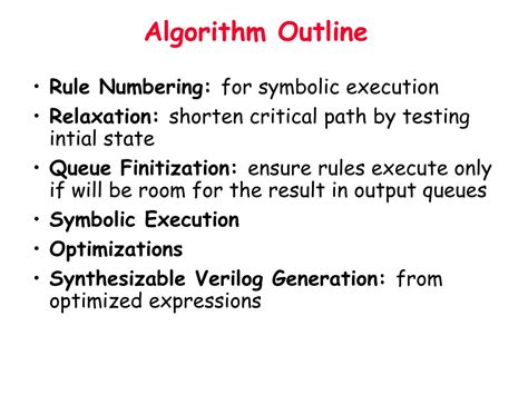 Ppt A Synthesis Algorithm For Modular Design Of Pipelined Circuits