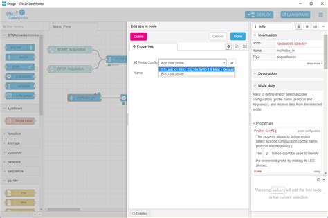 Stm32cubemonitorhow To Select The Target Stm32mcu