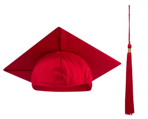 Matte Non Shiny Finish Cap And Tassel Set High School