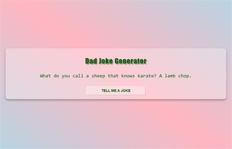 Github Kenfordev Dad Jokes With Js